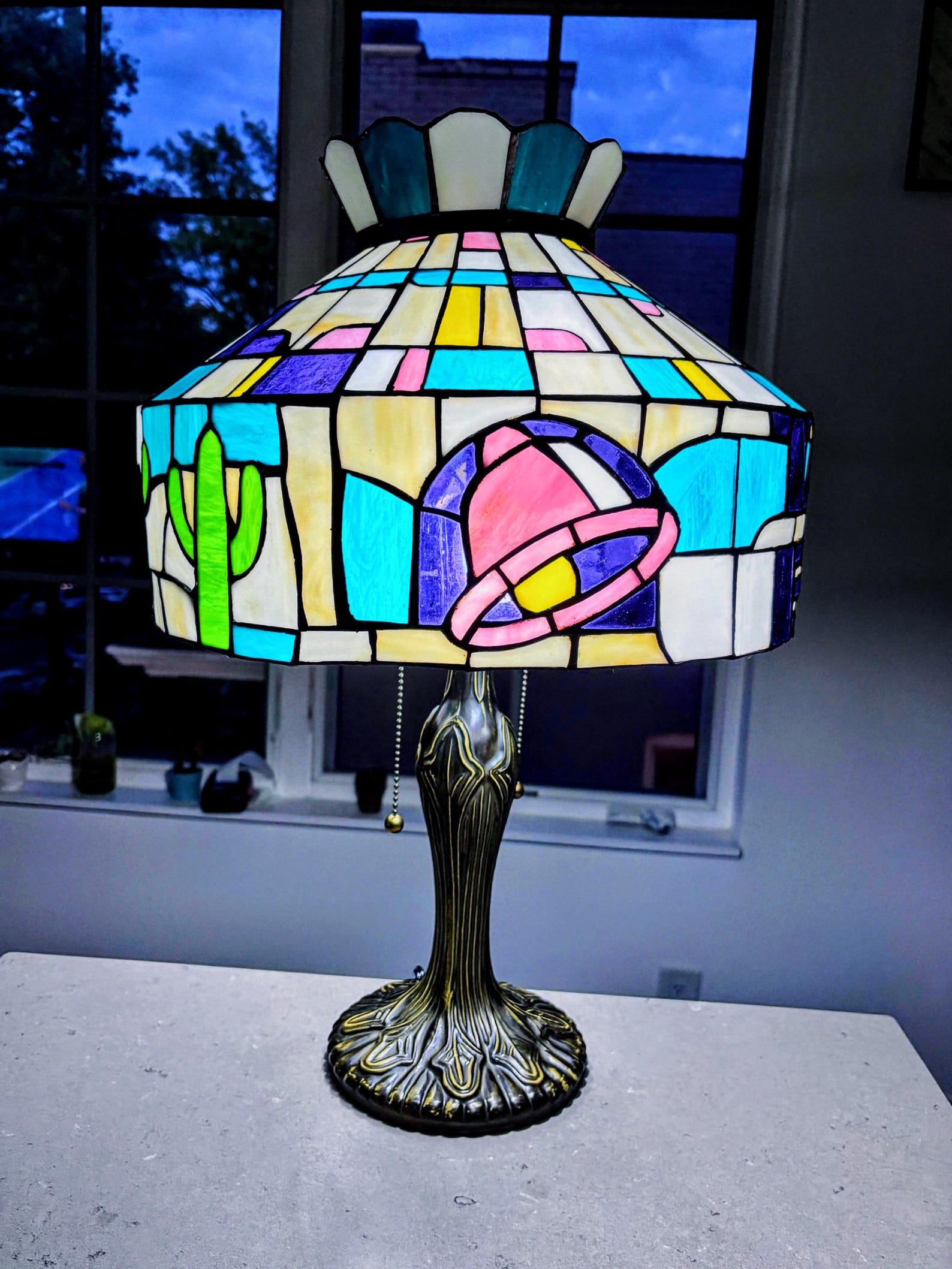 Create a Custom Stained Glass Lamp - Etsy