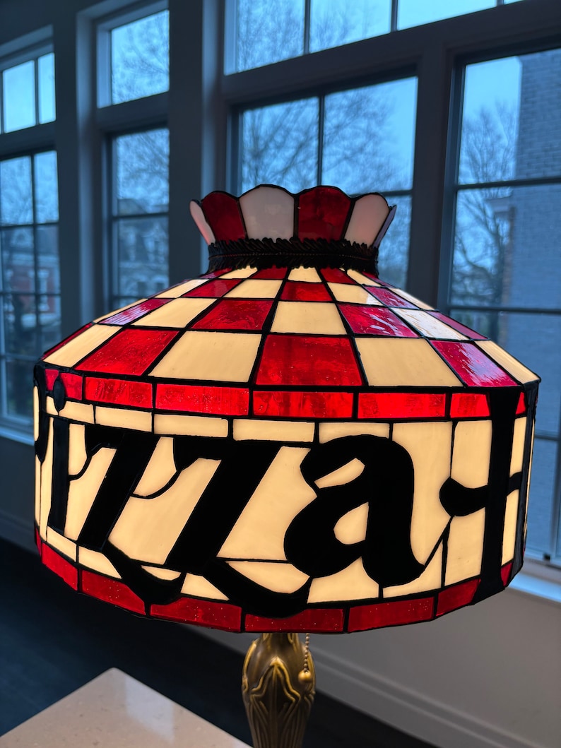 Vintage Pizza Hut Lamp -- Tiffany Style Desk Light -- BRAND NEW + Free ...