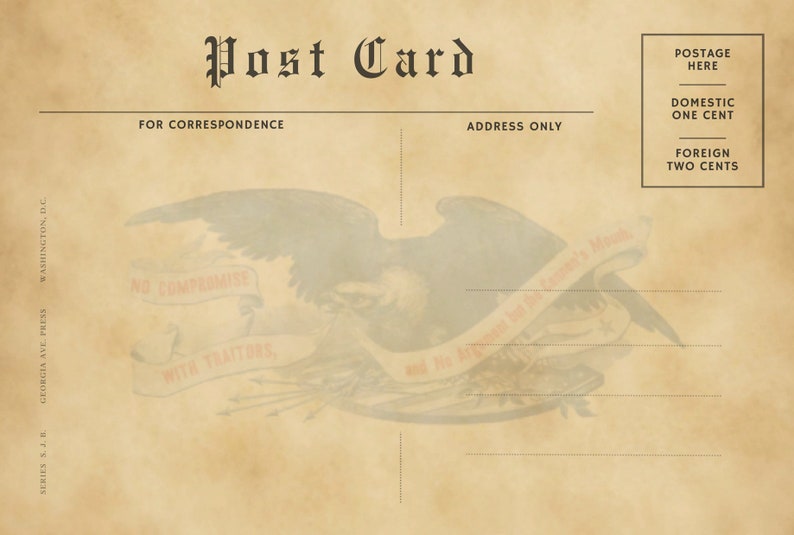 Union Army Balloon Corps -- Vintage Civil War Postcard -- NEW 4x6 ...