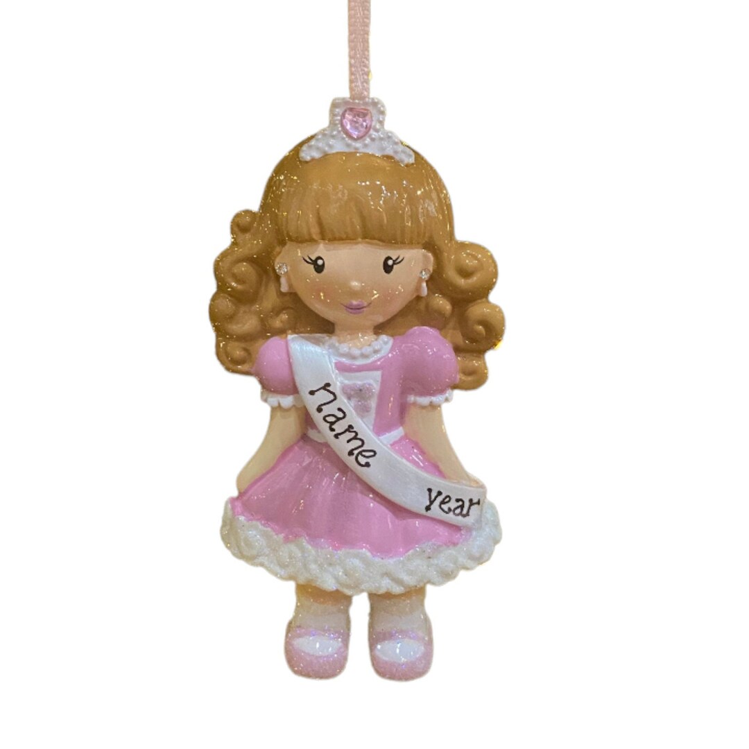 Personalized Pageant Princess Ornament Custom Personalized Christmas ...