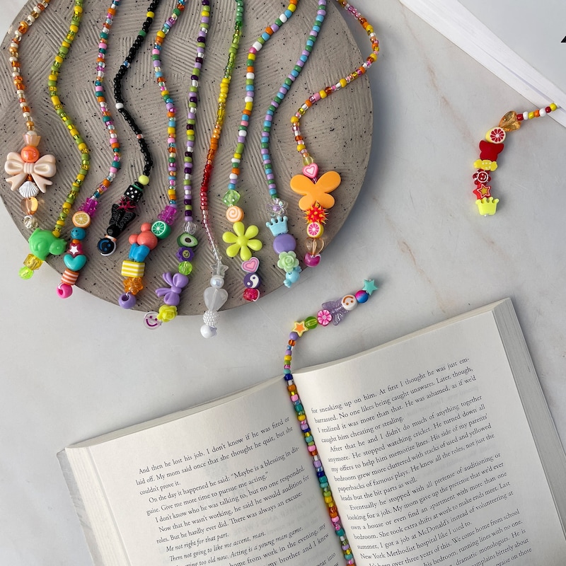 Beaded Bookmarks - Etsy