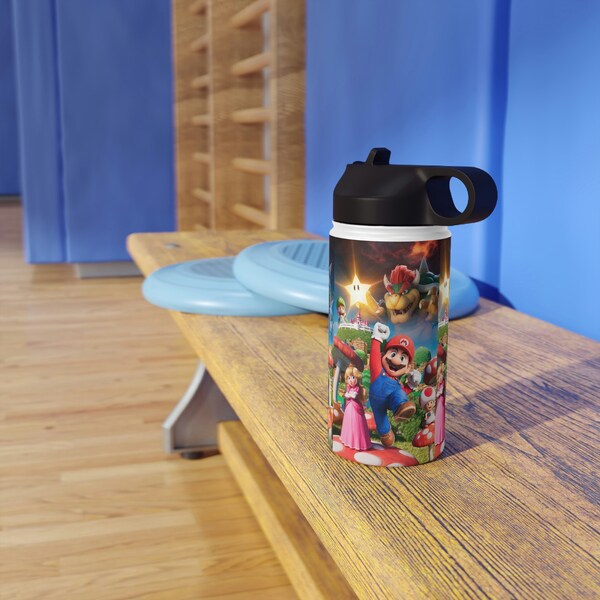 Super Mario Bro Water Bottle - Etsy