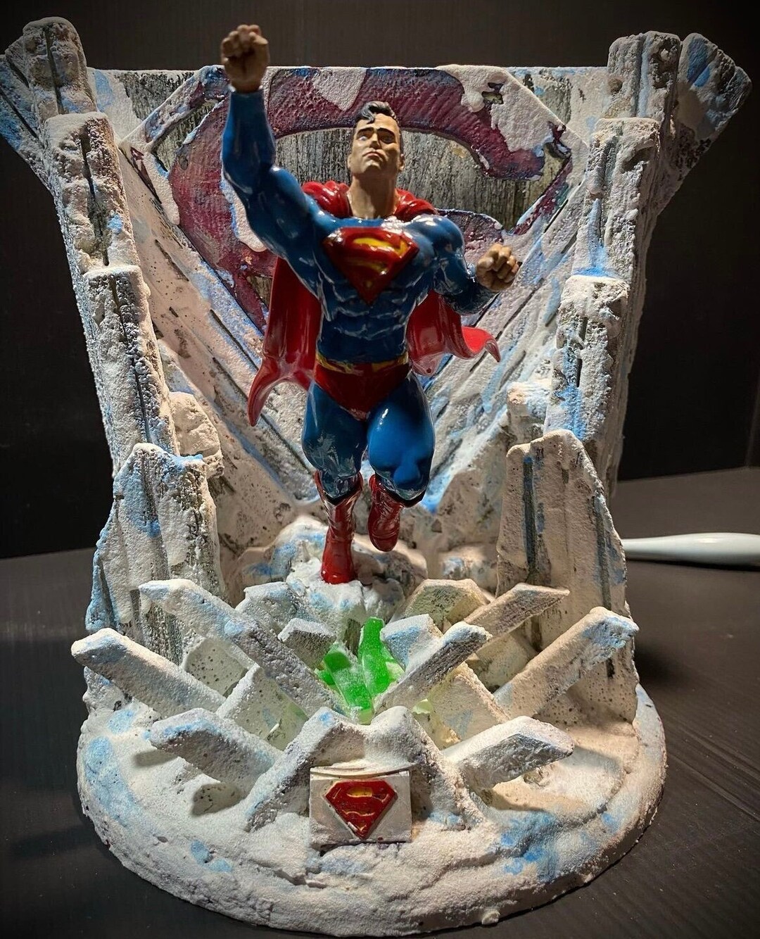 Superman Diorama Hand Crafted & 3D Printed - Etsy