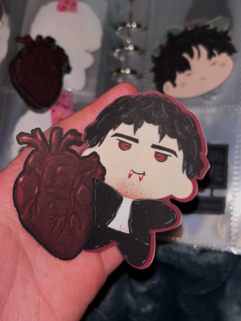 Damon Salvatore Chibi Sticker Salvatore Brothers the Vampire Diaries ...
