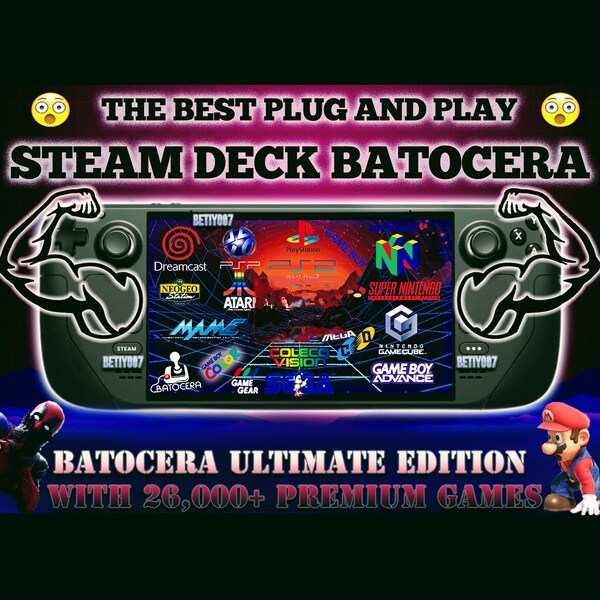 Steam Deck Batocera 1tb - Etsy Australia