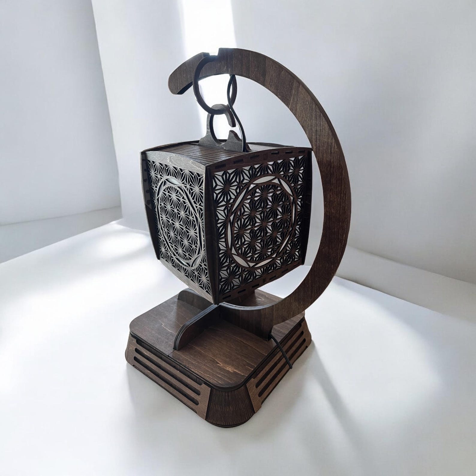 Handcrafted Laser Cut USB Powered Table Lamp Portable - Etsy