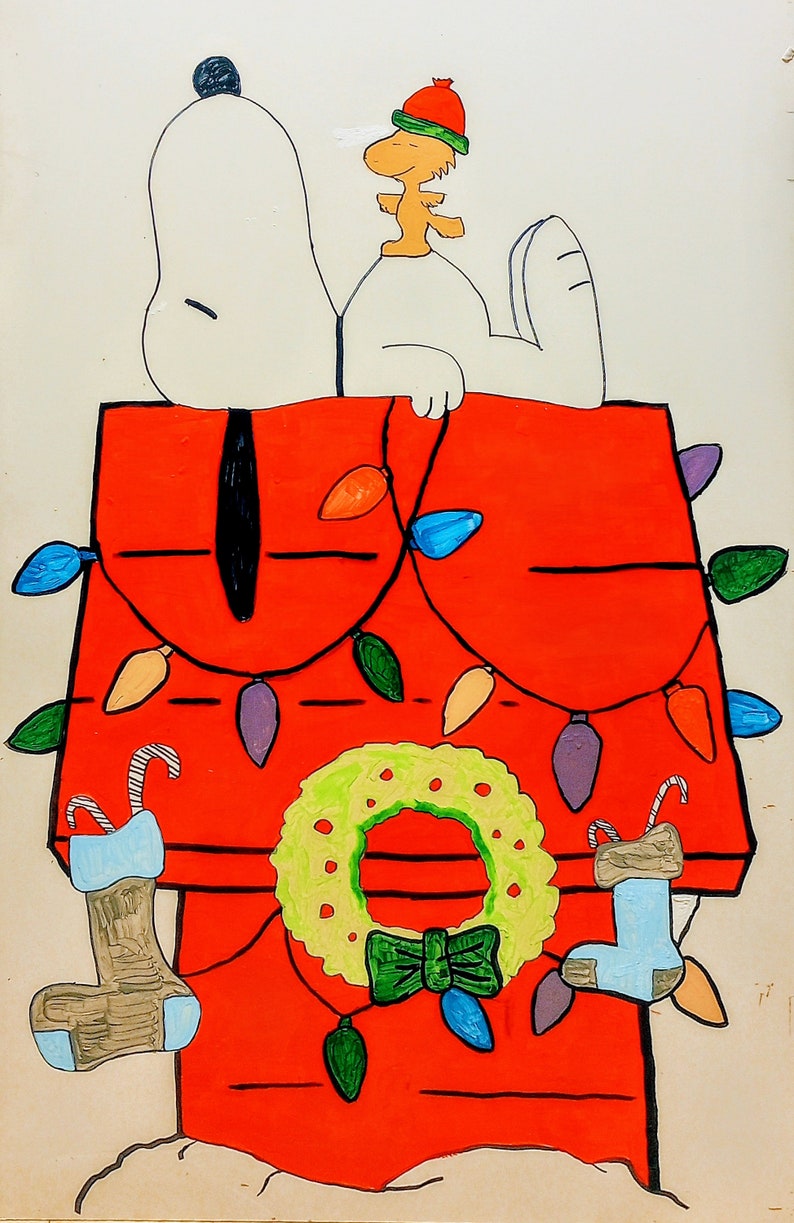 Snoopy and Woodstock Christmas Pattern Download PDF - Etsy