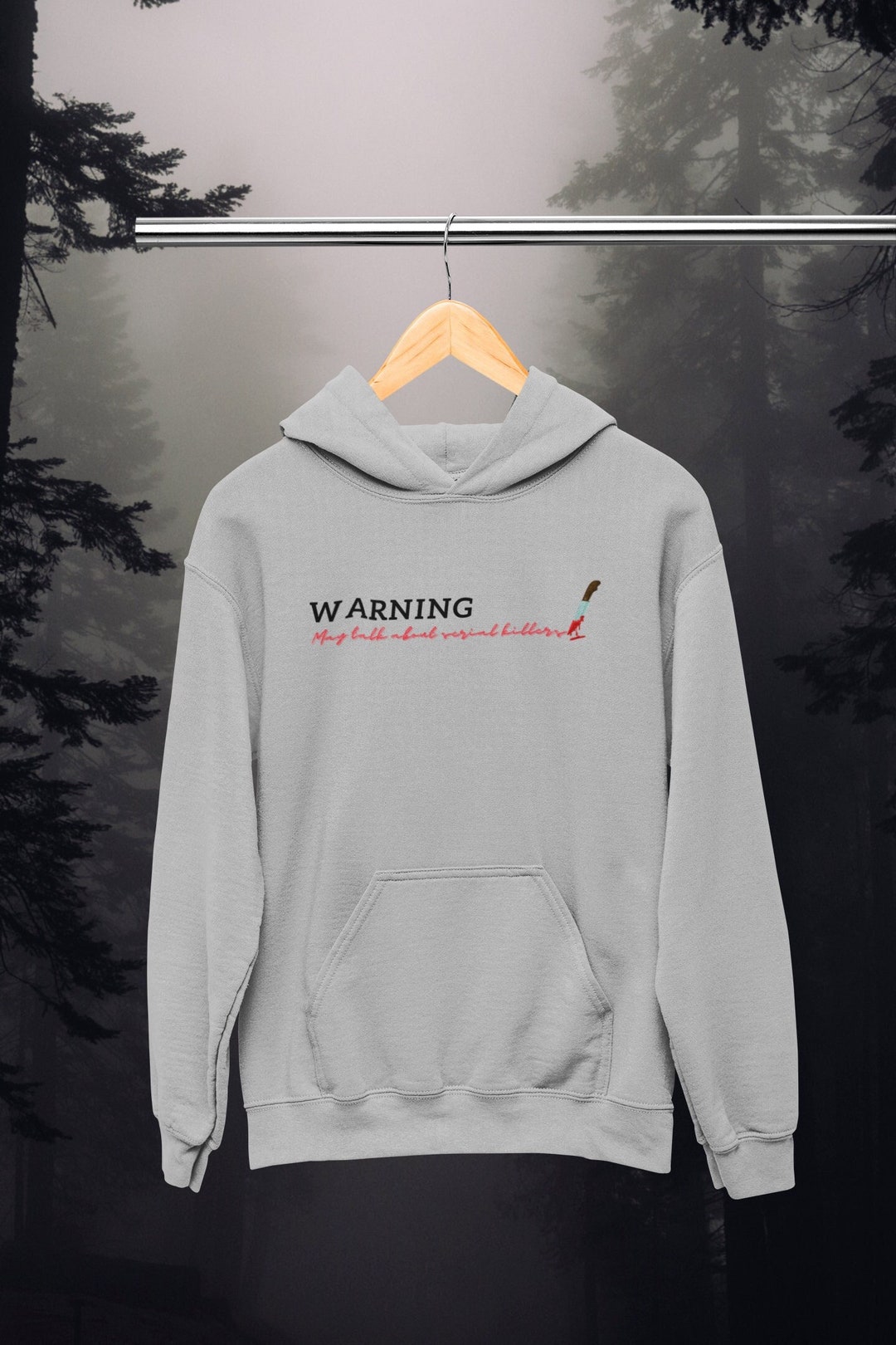 Serial Killer Halloween Hoodie Funny Gift for True Crime - Etsy