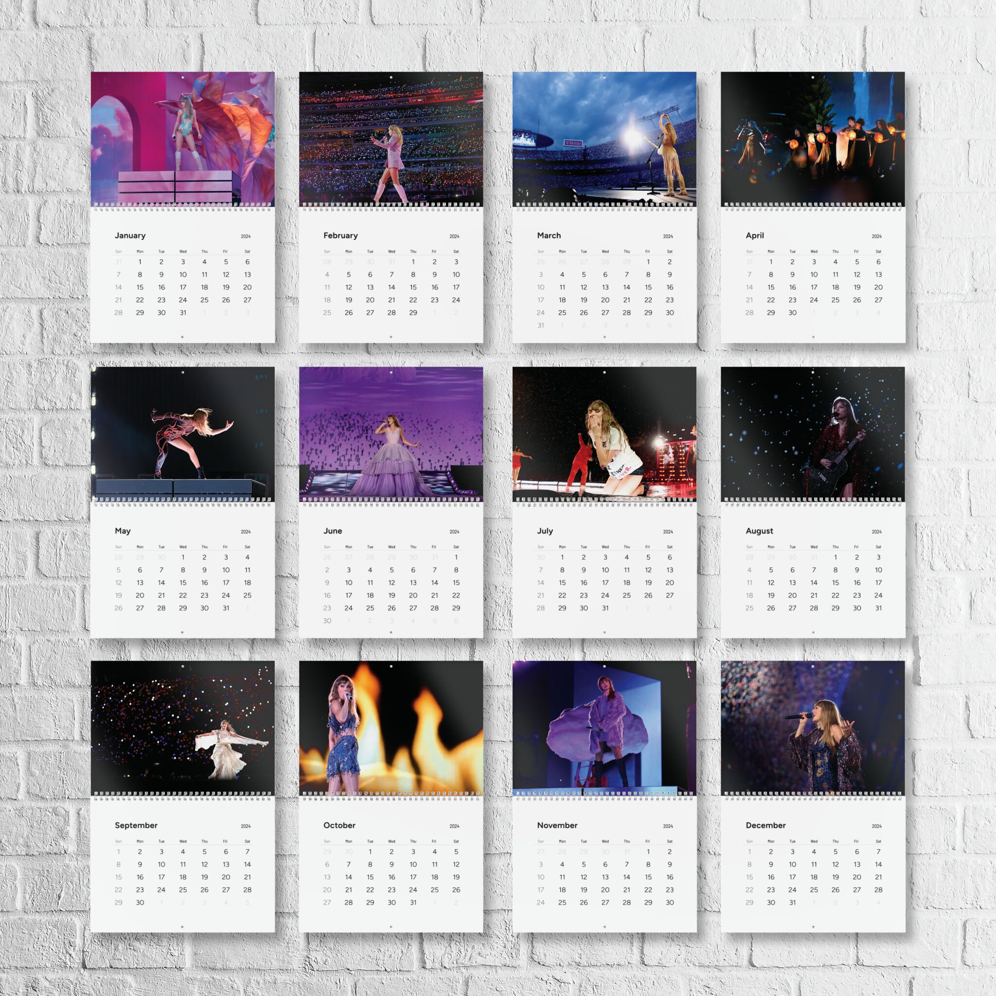 2024 ERA Wall Calendar, Taylor All Albums Calendar sold by Registry ...