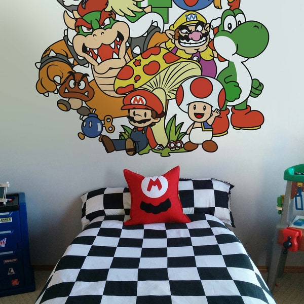 Mario Wall Decal - Etsy
