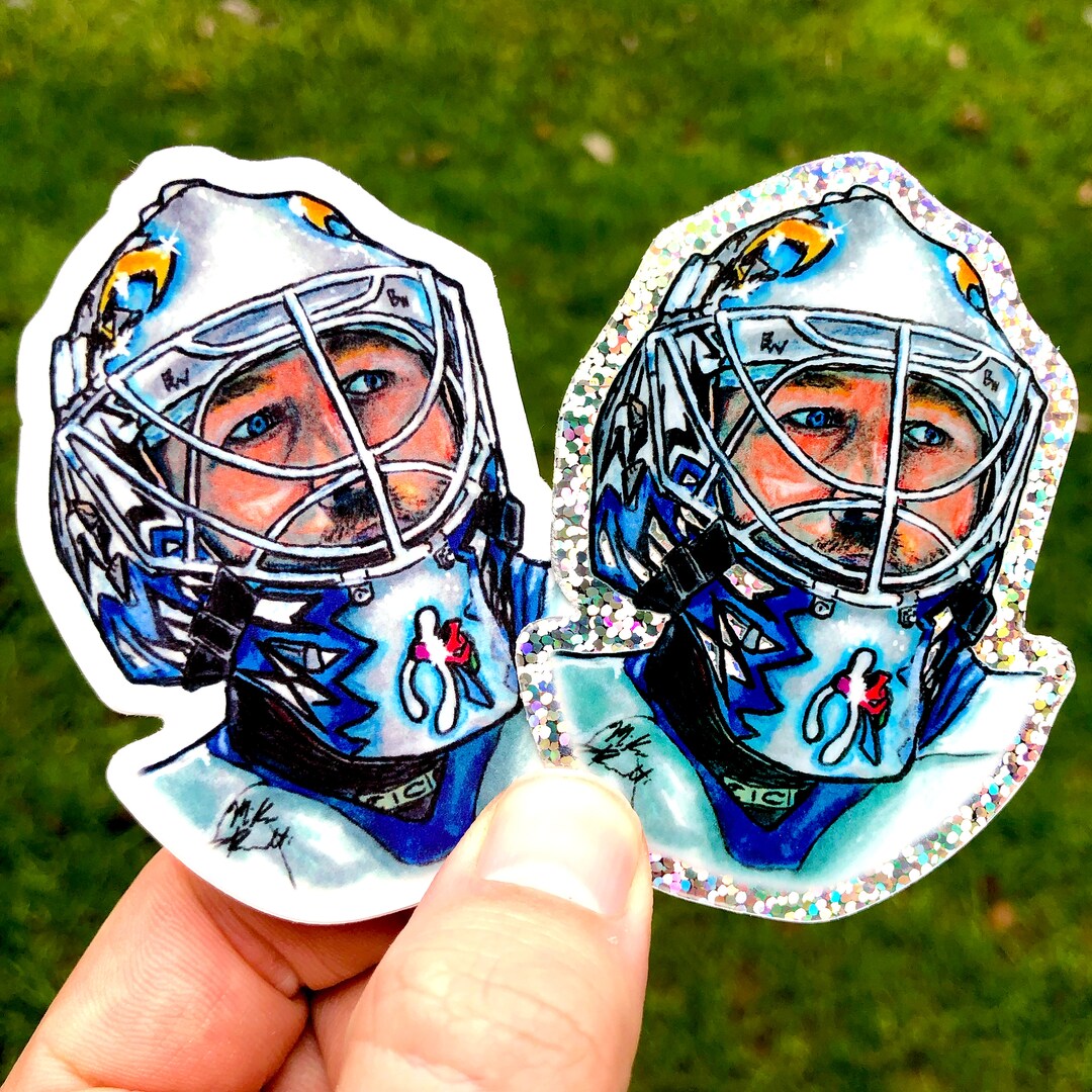 Ed Belfour Vinyl Sticker - Celebrate the Iconic Toronto Hockey Goalie ...