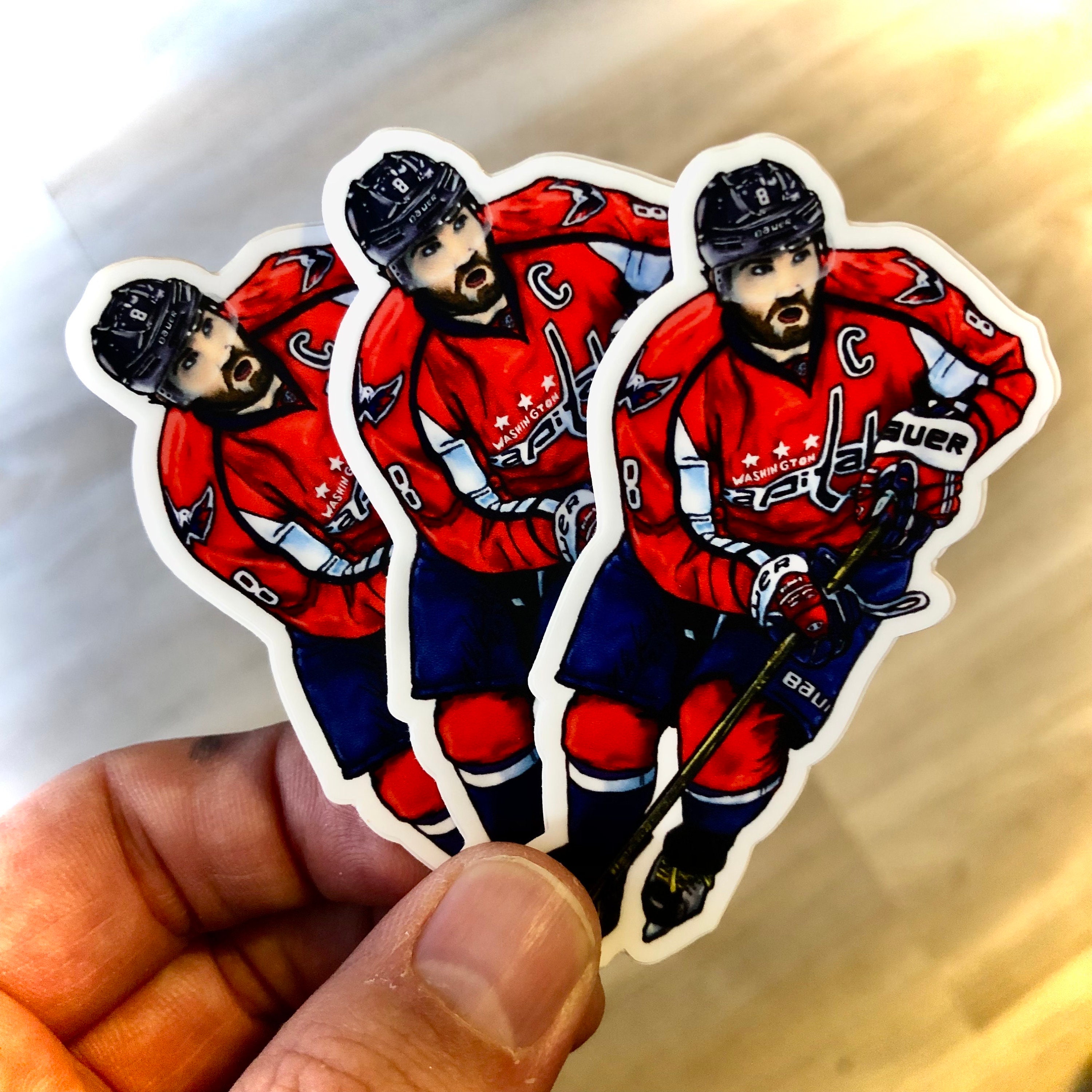 Alexander Ovechkin Vinyl Sticker Washington Hockey, Ovi, the Great ...