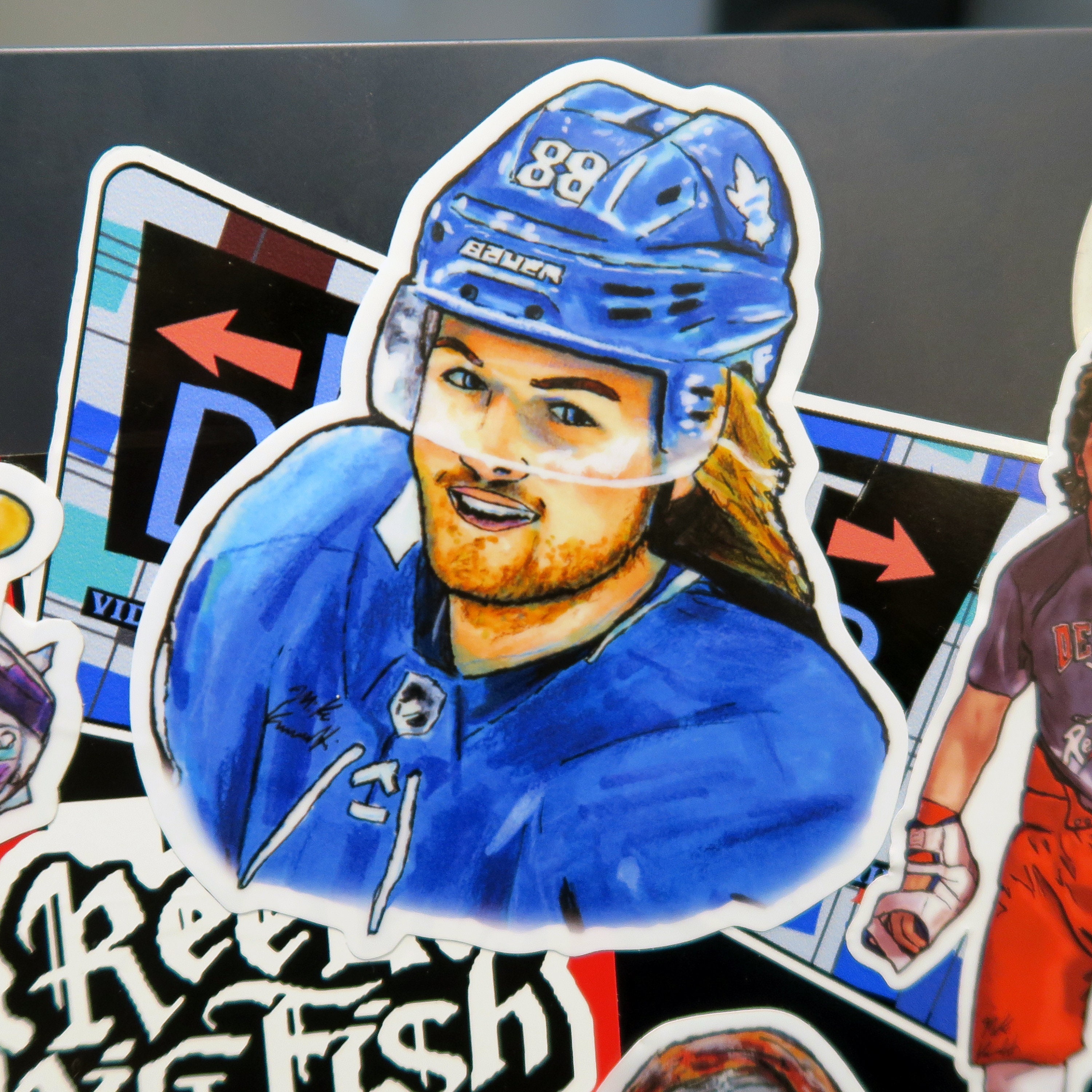 William Nylander Toronto Vinyl Sticker swedish Hockey Fan Art - Etsy