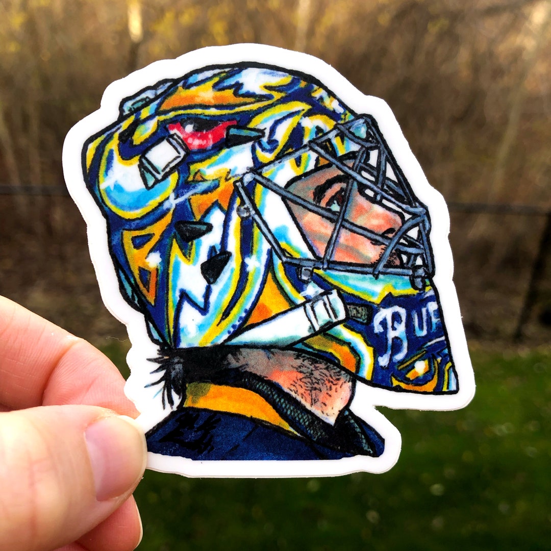Ryan Miller Goalie Vinyl Sticker! Buffalo Hockey Fanatics Unite! - Etsy