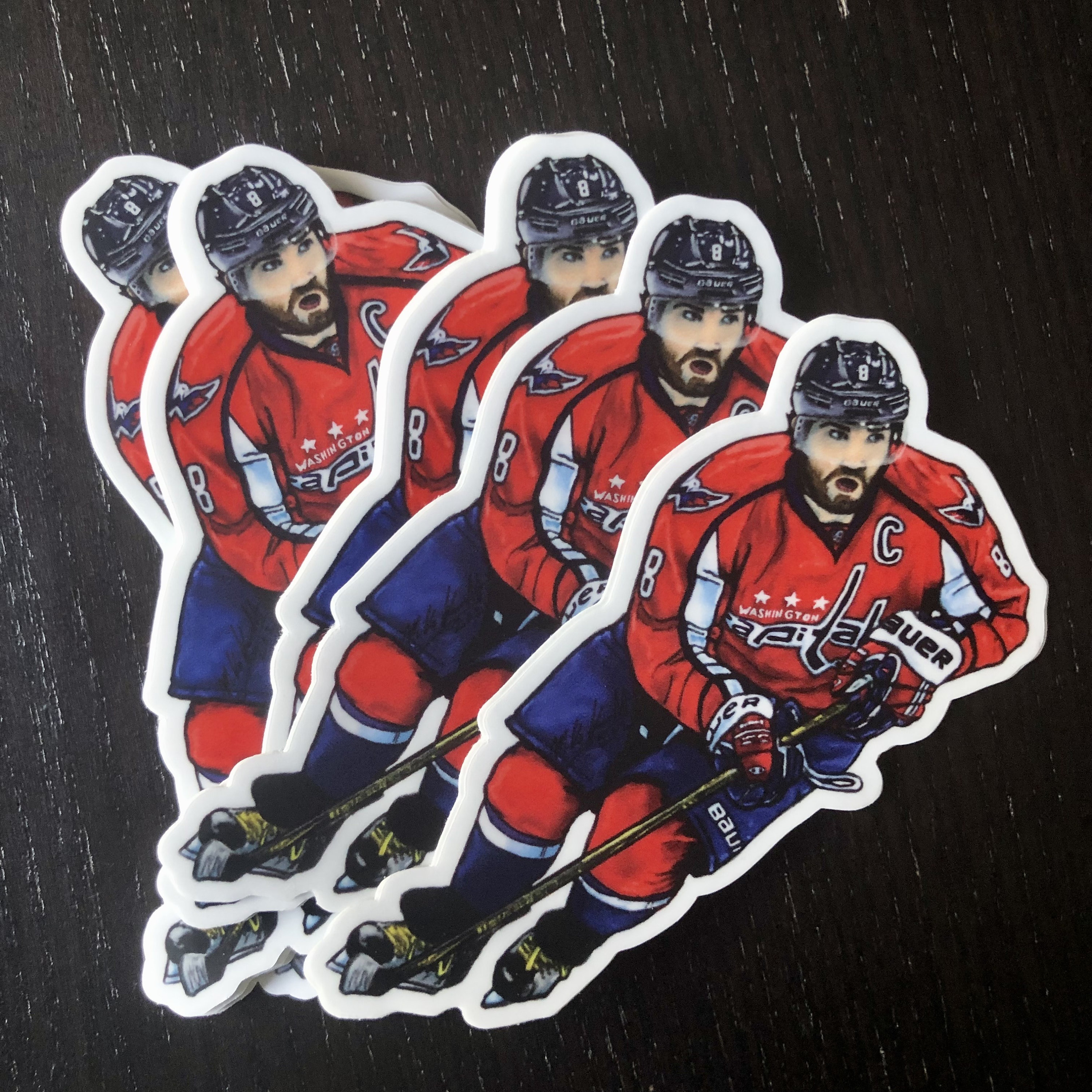 Alexander Ovechkin Vinyl Sticker Washington Hockey, Ovi, the Great ...