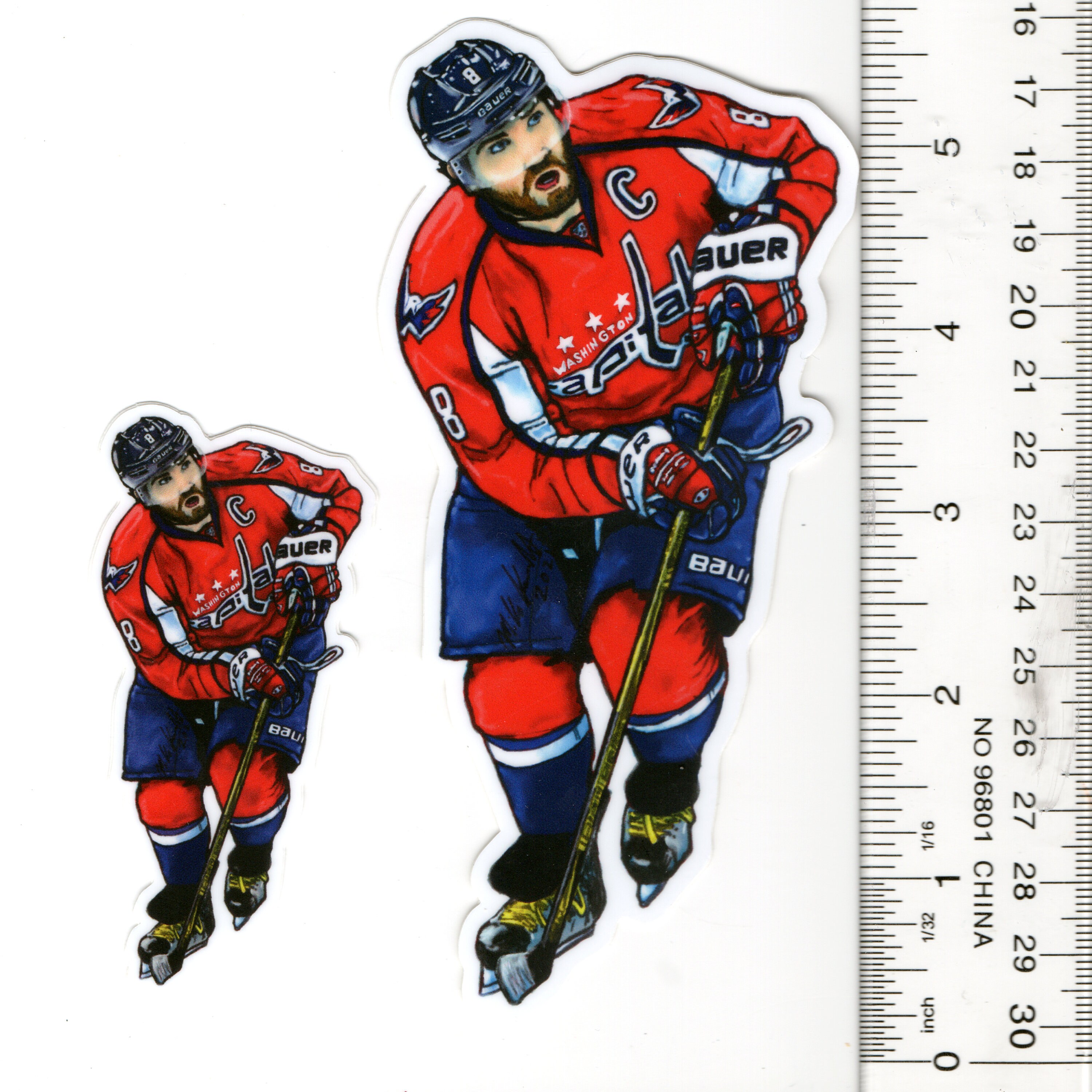 Alexander Ovechkin Vinyl Sticker, Washington Hockey, Ovi - Etsy