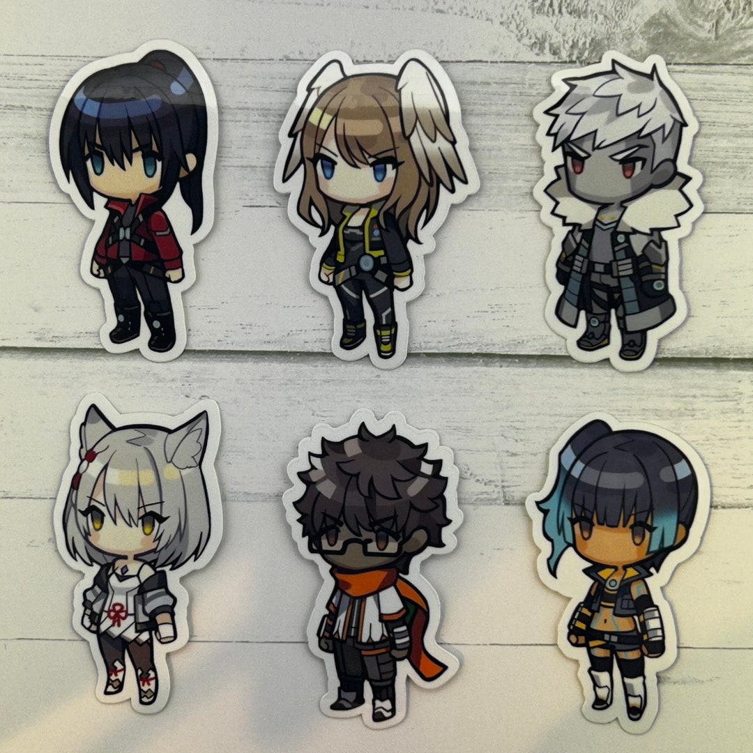 XC3 Chibi Stickers - Vinyl Die-cut Stickers - Xenoblade Chronicles 3 - Etsy
