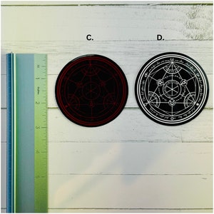 FMA Stickers - Vinyl Die-cut Stickers - Fullmetal Alchemist / Fullmetal ...