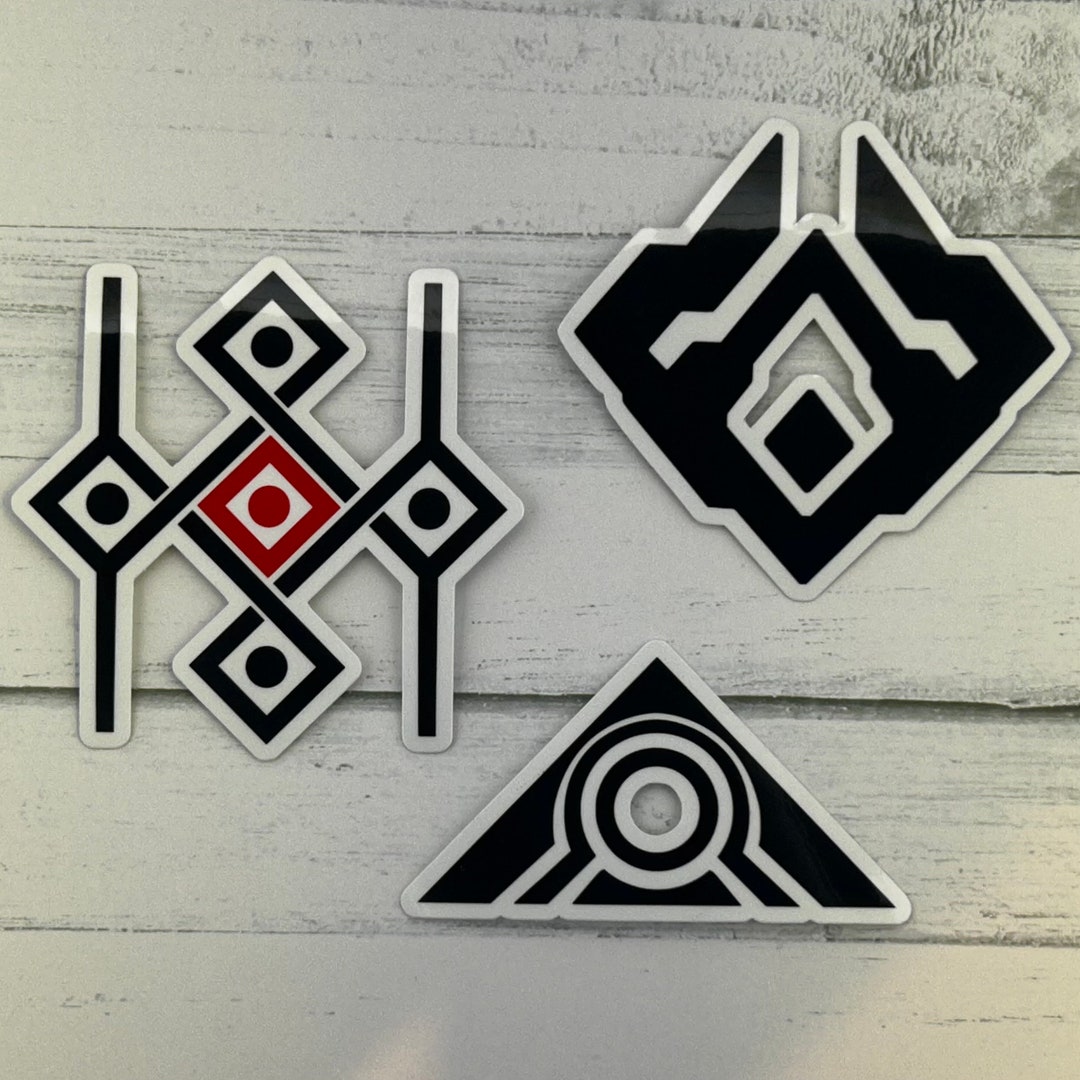 XC3 Symbols Stickers Vinyl Die-cut Stickers Xenoblade Chronicles 3 - Etsy
