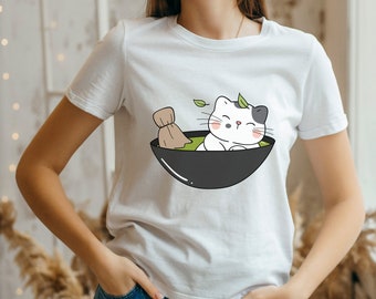 Matcha Cat Shirt - Etsy
