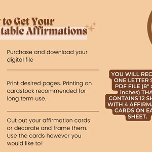 40+ ABUNDANCE Affirmation Cards | Instant Download, Printable ...