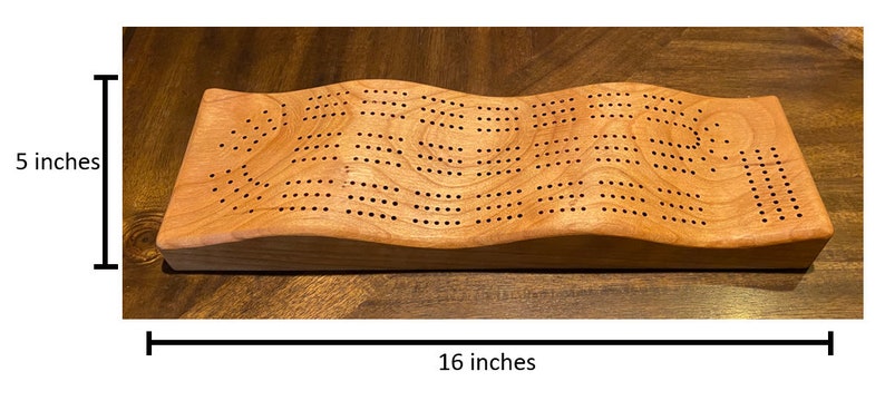 Personalized Cribbage Board, Wood Anniversary Gift, Custom Cribbage ...