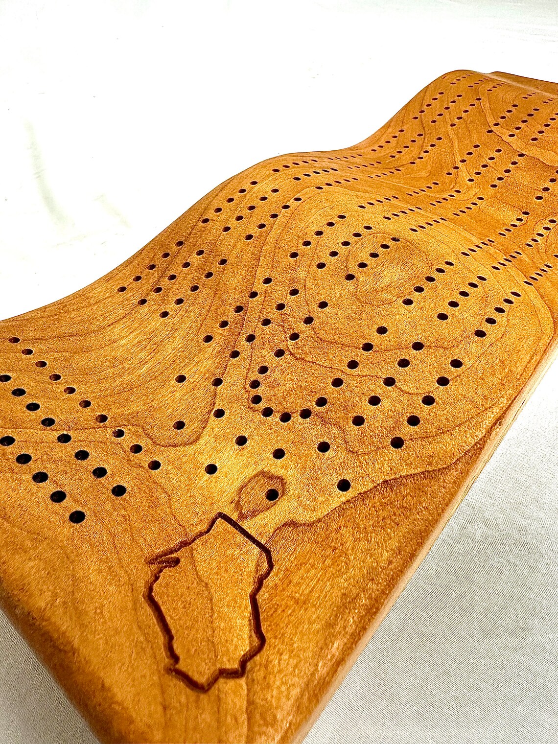 Personalized Cribbage Board, Wood Anniversary Gift, Custom Cribbage ...