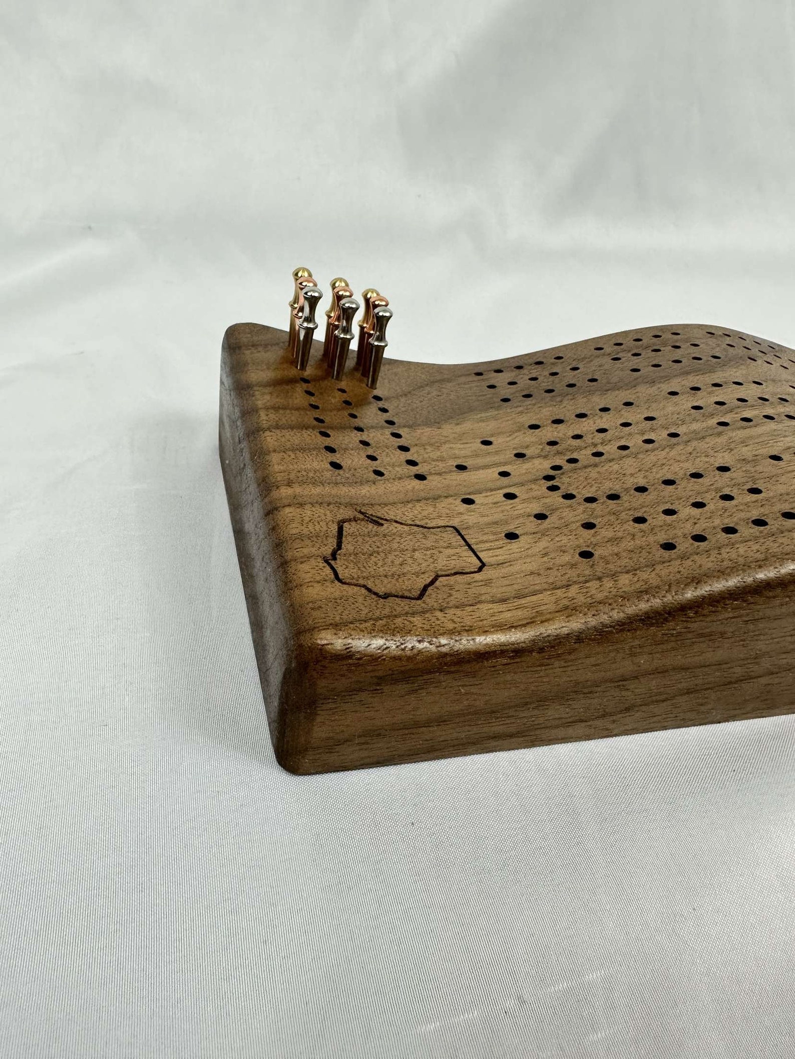 Personalized Cribbage Board, Wood Anniversary Gift, Custom Cribbage ...