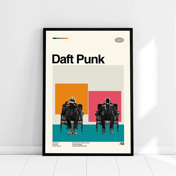 Daft Punk Wall Art - Etsy
