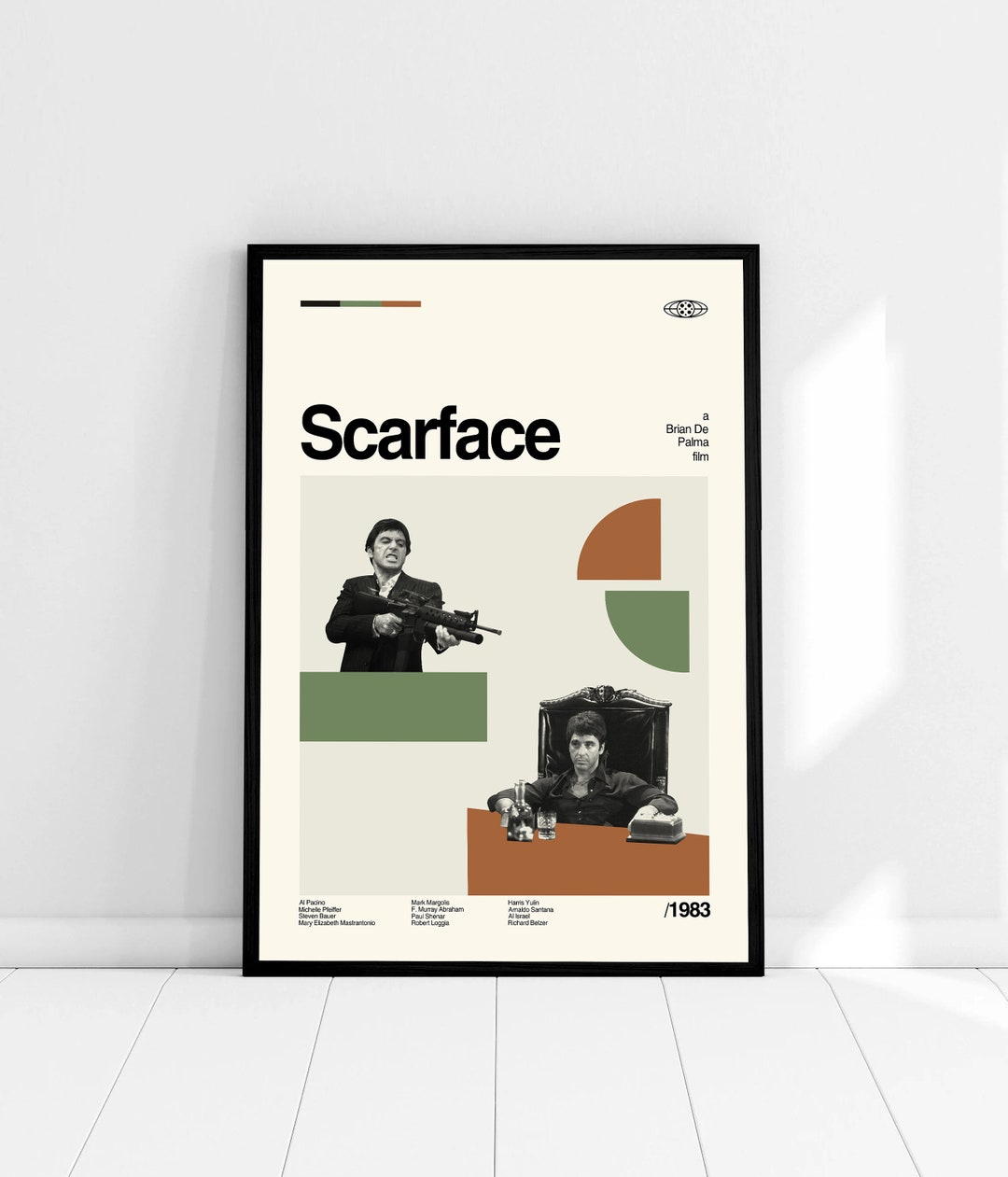 Scarface Poster Brian De Palma Film Scarface Movie Retro - Etsy