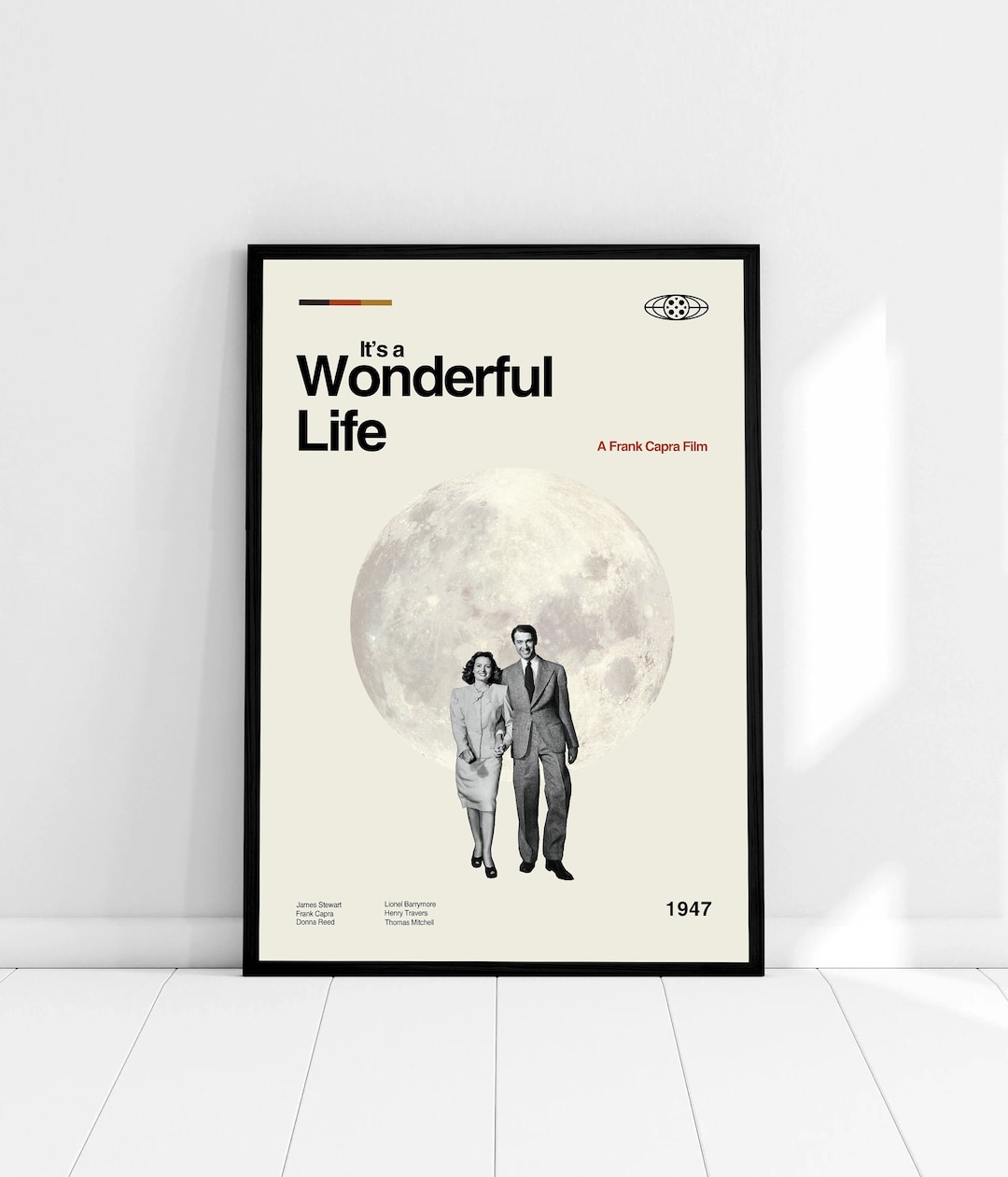 It's A Wonderful Life Poster Frank Capra Film Retro - Etsy