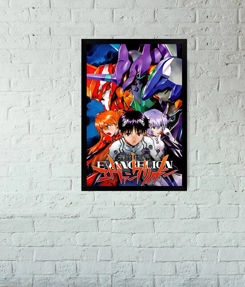 Neon Genesis Evangelion Anime Poster Anime Print Anime - Etsy