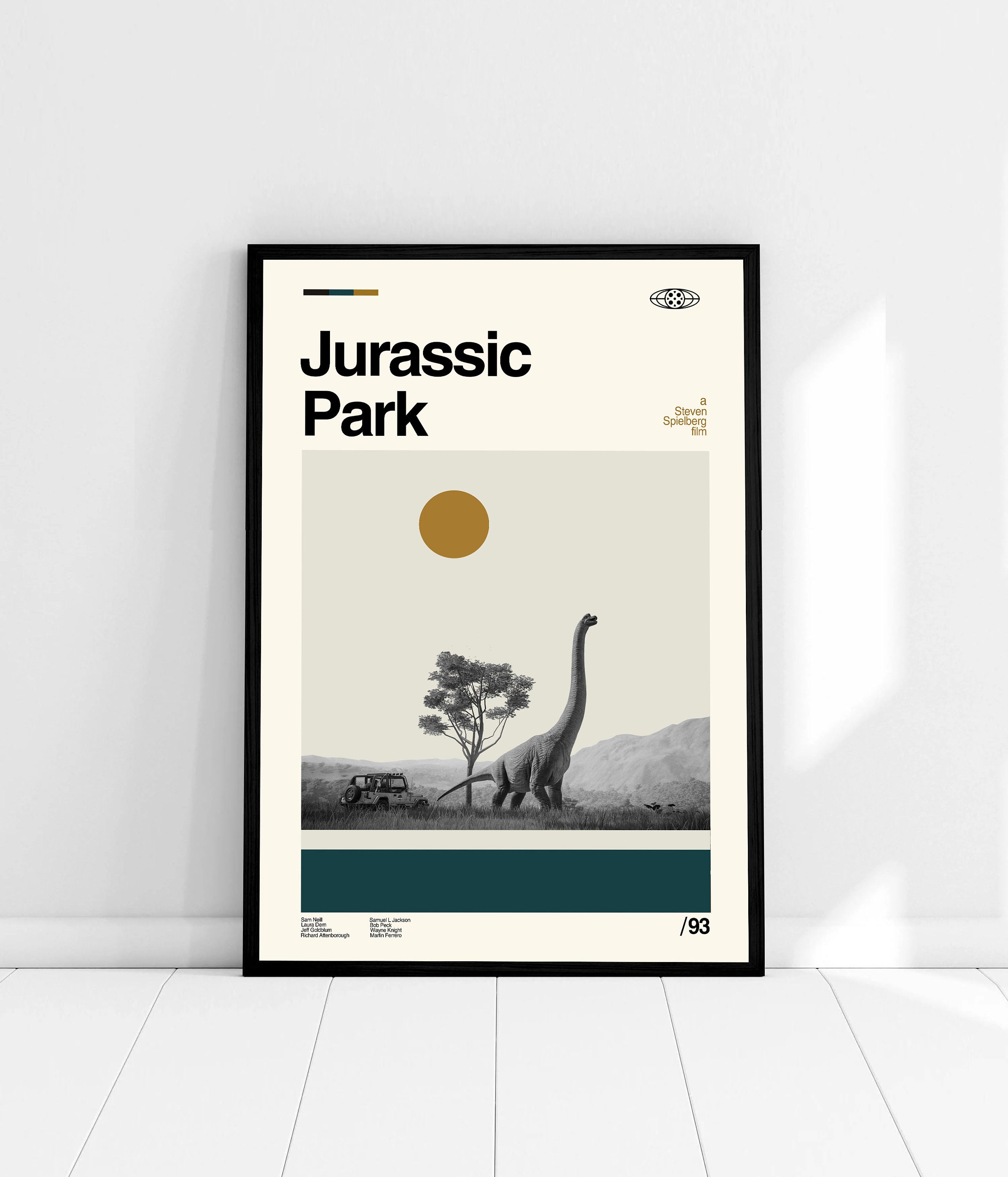 Jurassic Park Movie Poster - Retro Movie Poster sold by Raeann ...