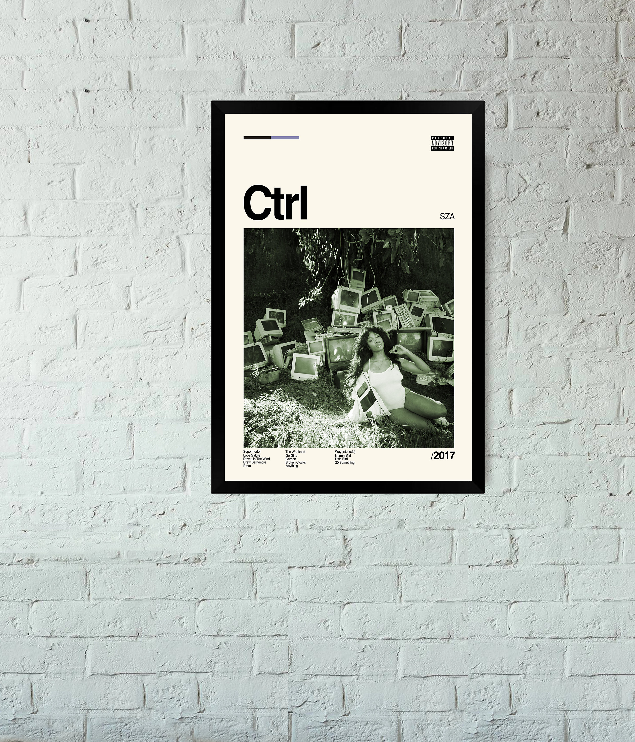 Ctrl Movie Poster - Sza Movie - Minimalist Art- Vintage Poster sold by ...