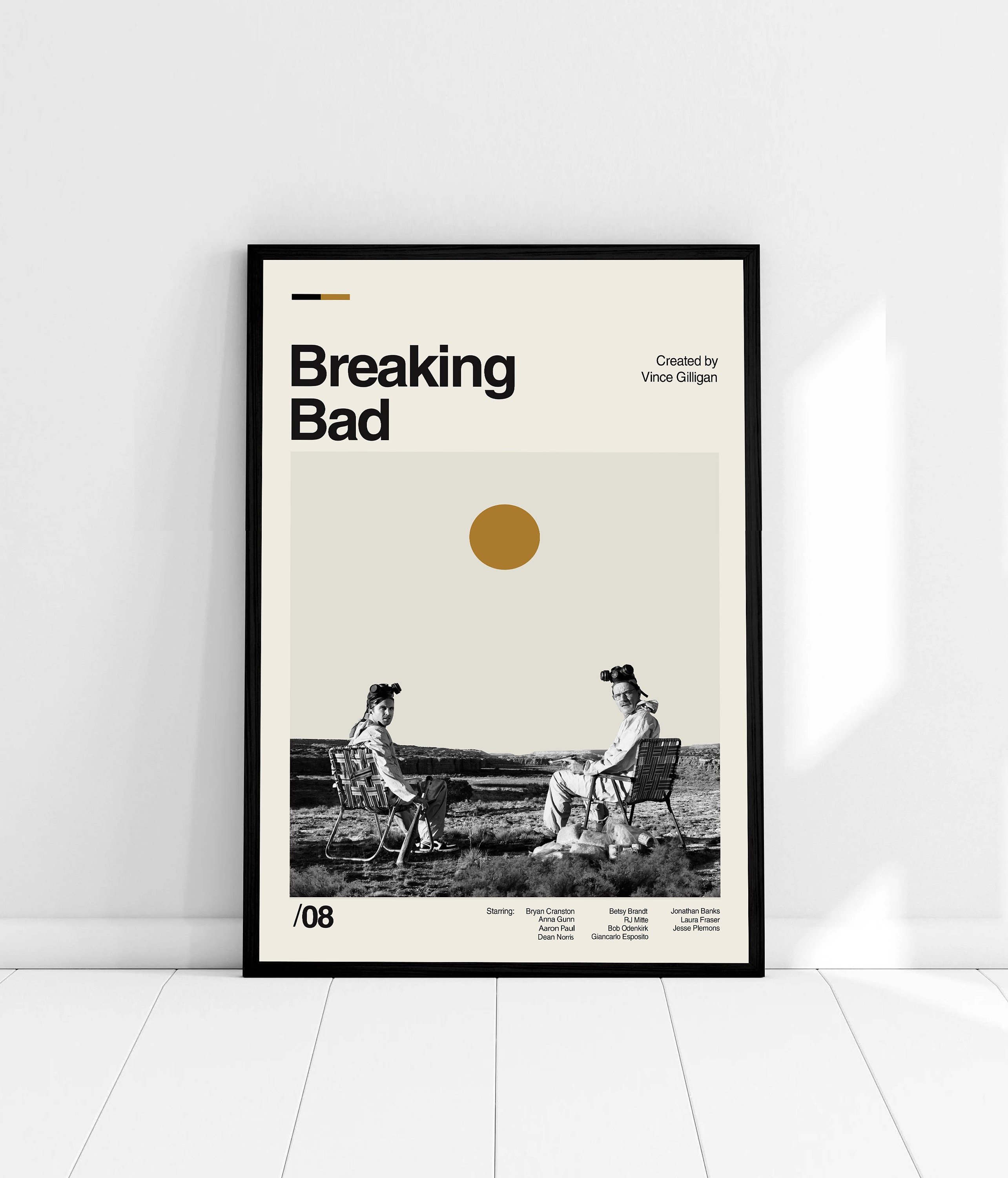 BREAKING BAD Movie Poster - Minimalist Poster - Retro Movie Poster sold ...