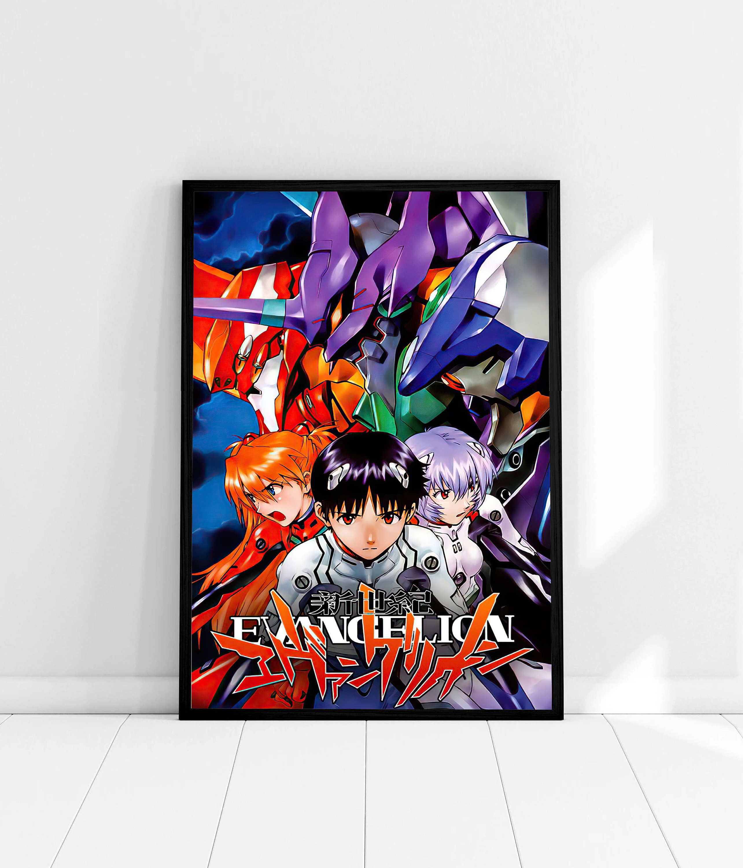 Neon Genesis Evangelion Anime Poster Anime Print Anime - Etsy
