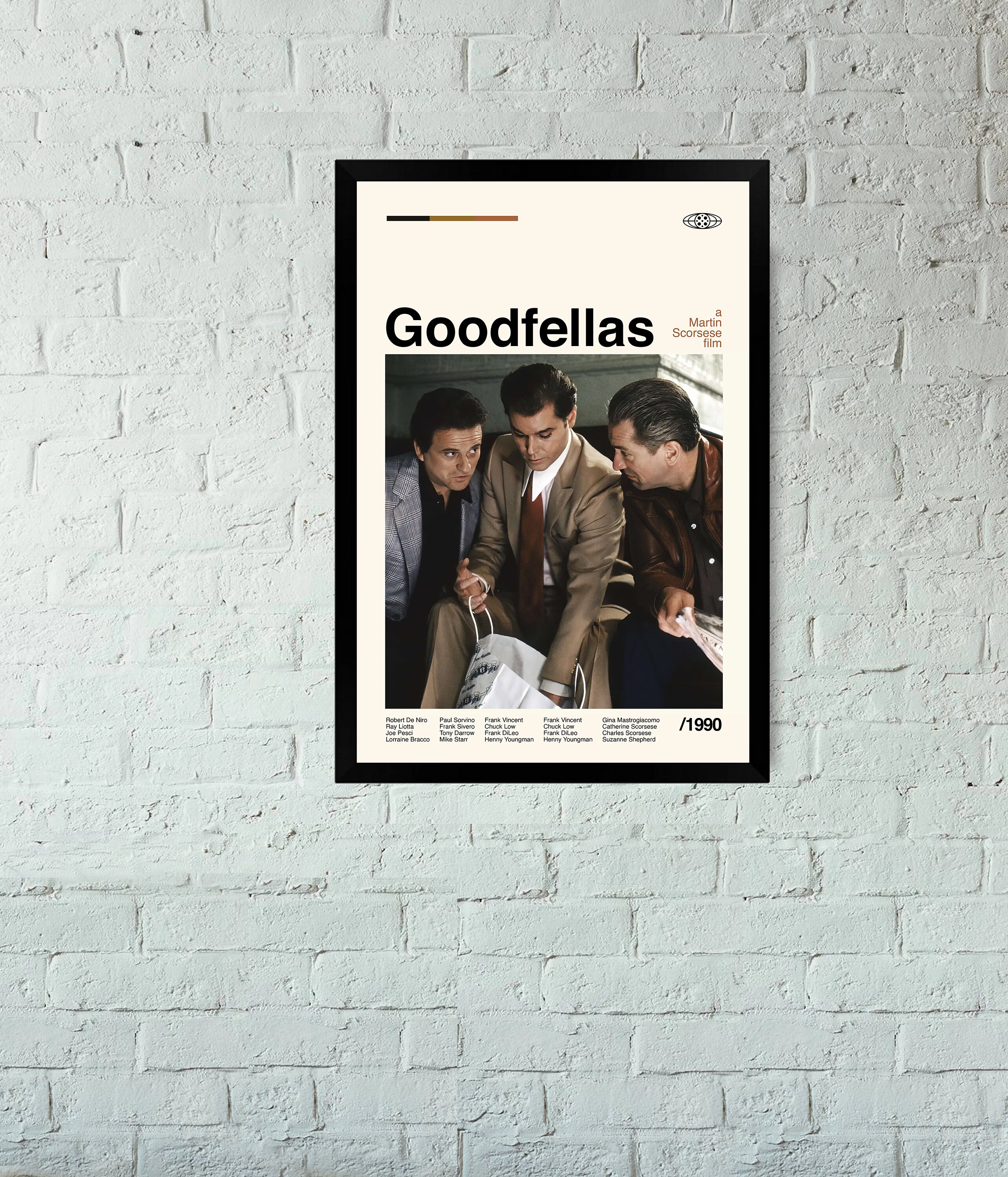 Goodfellas - Martin Scorsese - Goodfellas Movie Poster - Minimalist Art ...