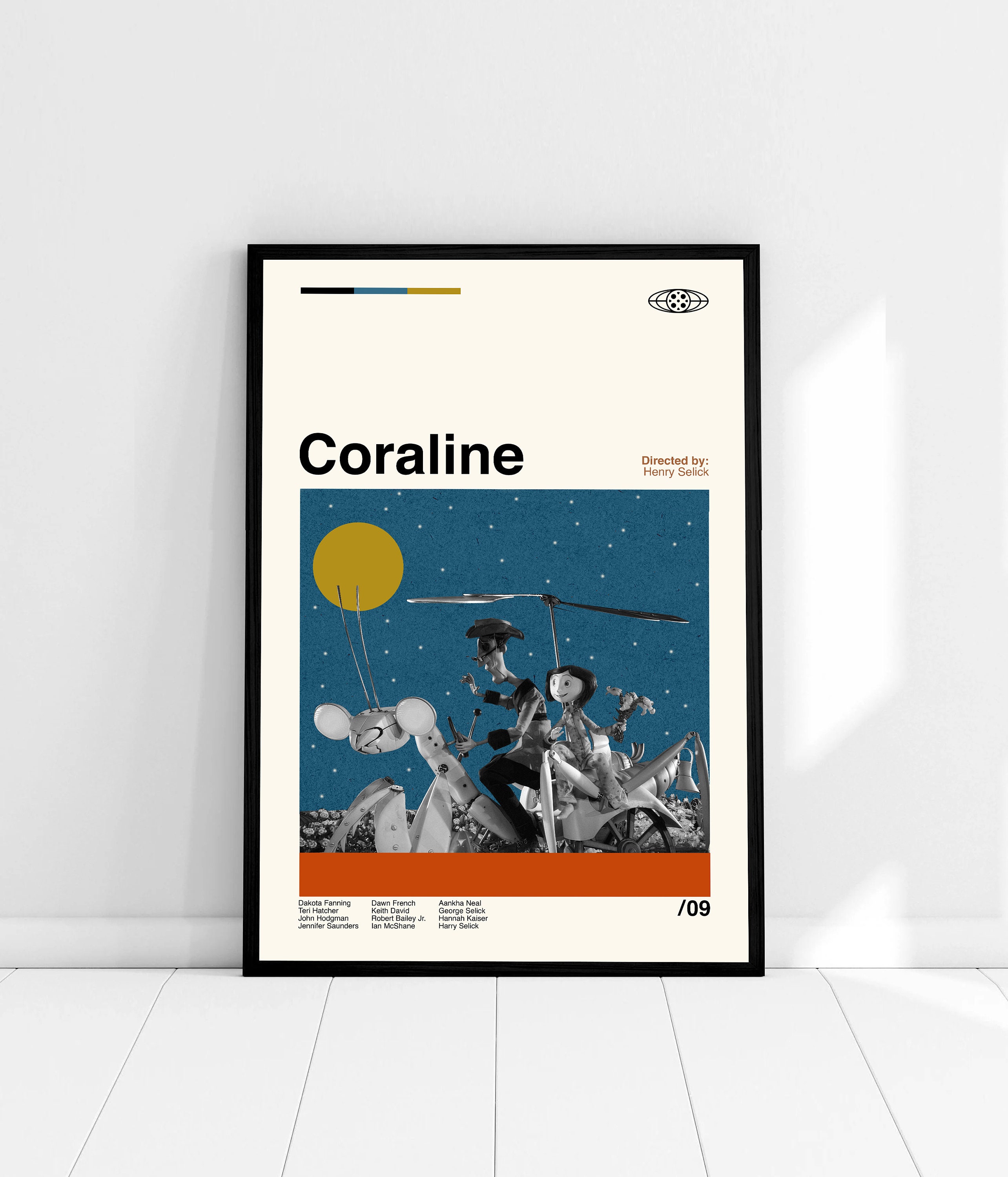 Coraline Movie Poster Minimalist Poster Vintage Poster - Etsy