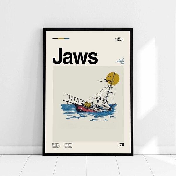 Jaws Poster - Etsy