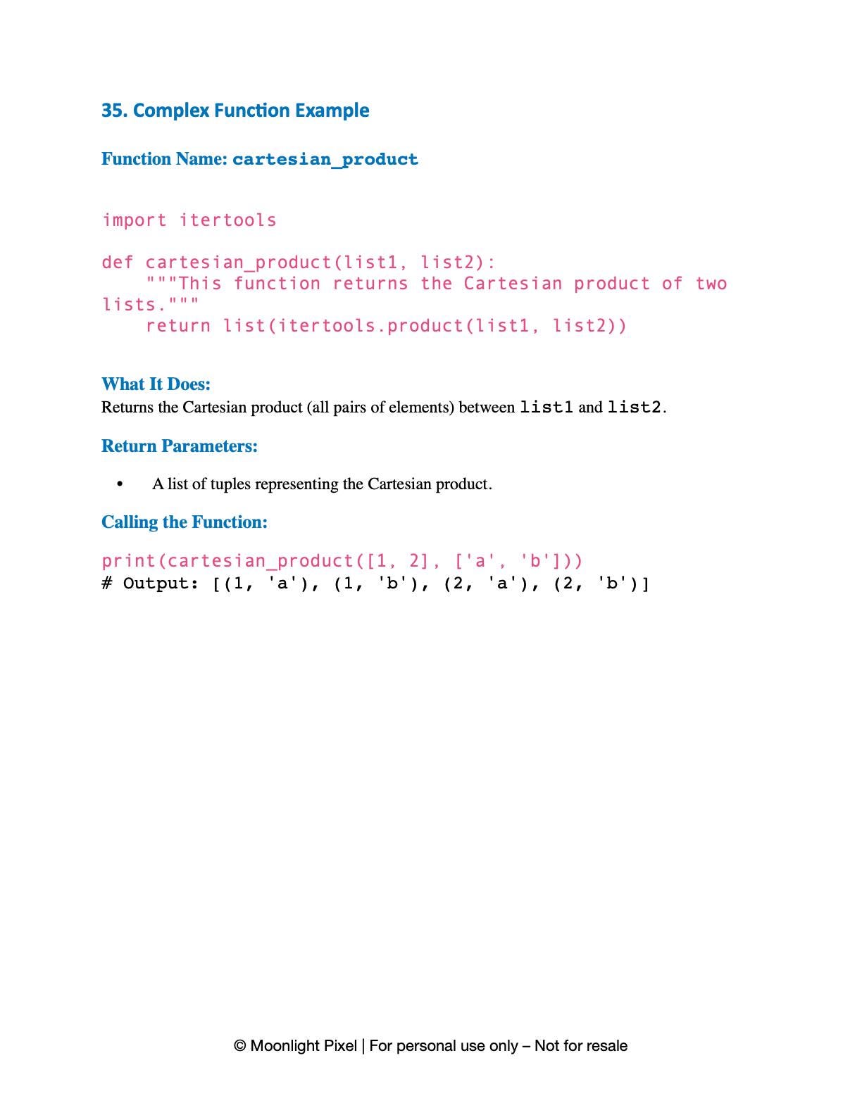 Python Function Examples PDF Guide: Beginner to Advanced - Etsy Canada