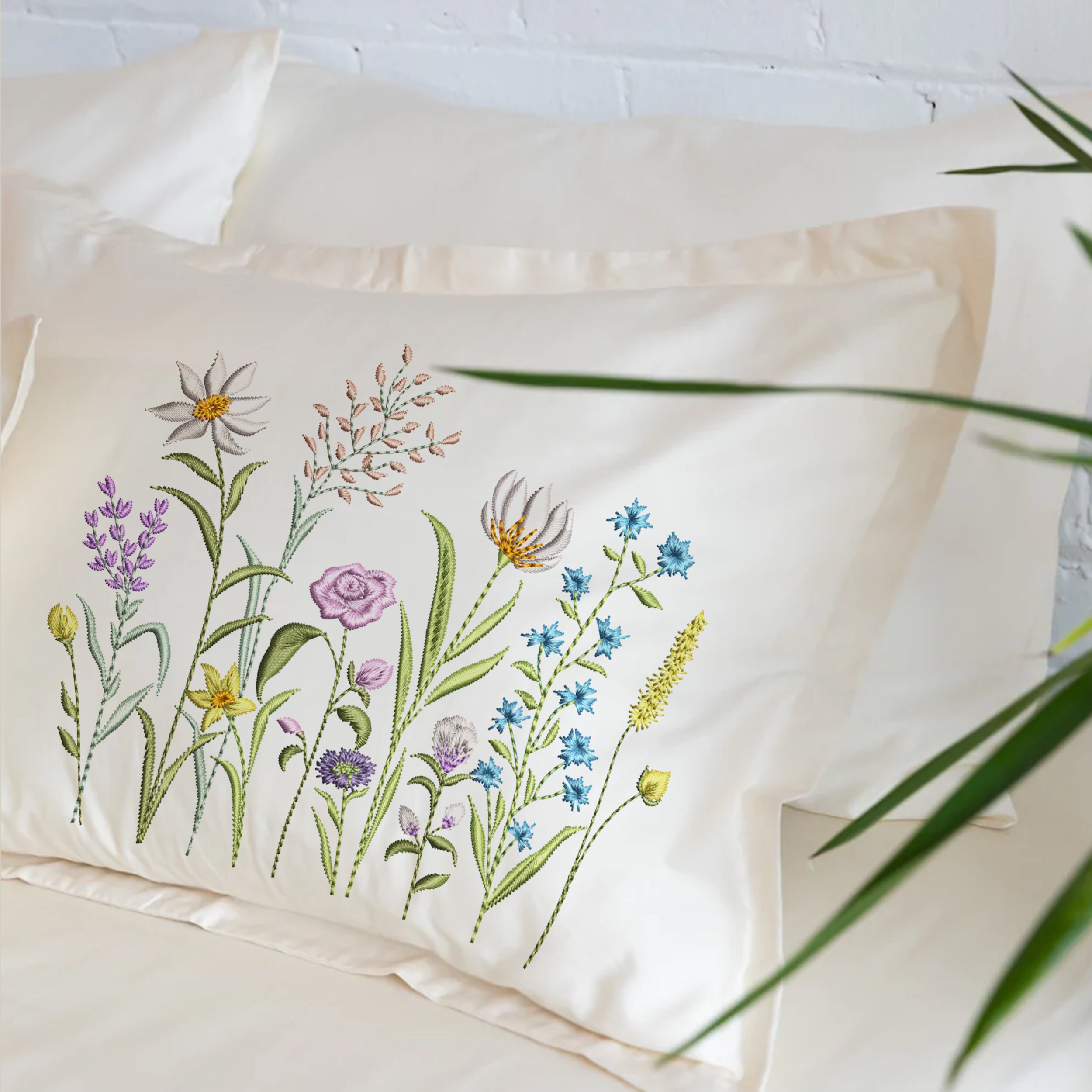 Blooming Garden Machine Embroidery Design Easter Floral - Etsy