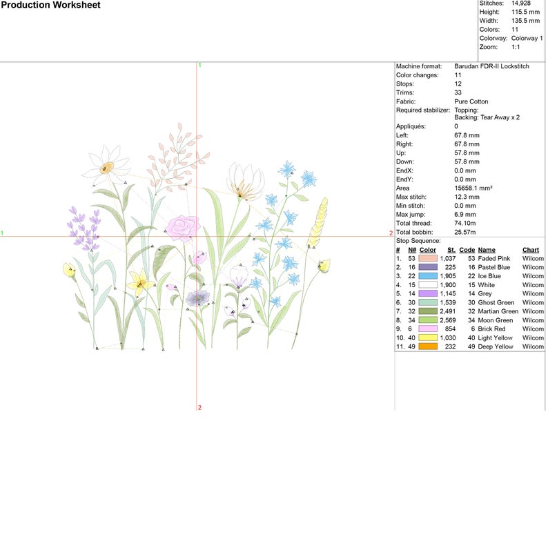 Blooming Garden Machine Embroidery Design Easter Floral - Etsy
