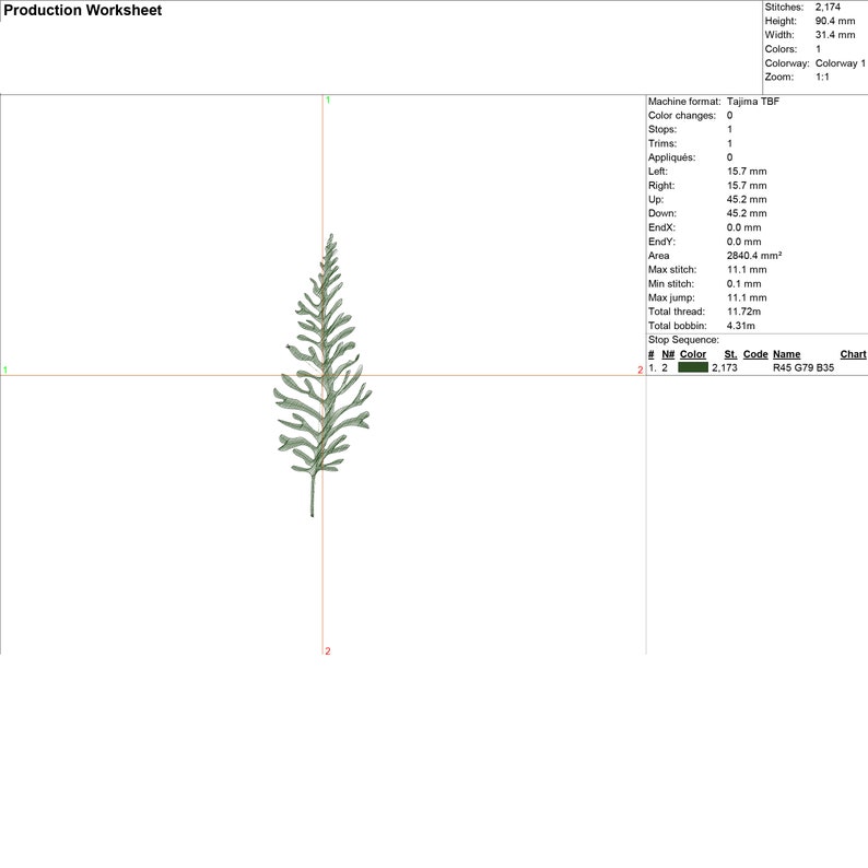 Forest Green Fern Branches Machine Embroidery Design Bundle - Etsy