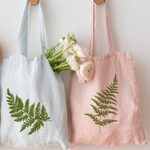 Forest Green Fern Branches Machine Embroidery Design Bundle, 10 Ferns ...