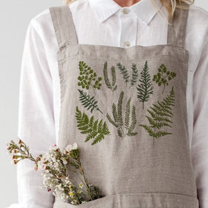 Forest Green Fern Branches Machine Embroidery Design Bundle, 10 Ferns ...