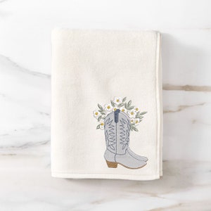 Cowboy Flower Boots Machine Embroidery Design, Boot Instant Download ...