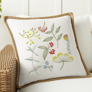 12 Elegant Botanicals Machine Embroidery Design Bundle, Flower Floral ...