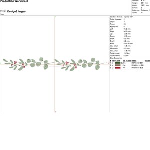 4 Joyful Christmas Borders for Machine Embroidery, Border Design ...