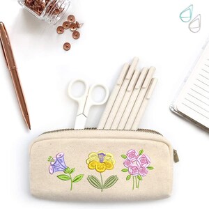 12 Small Flower Machine Embroidery Designs, Tiny Floral Botanical ...