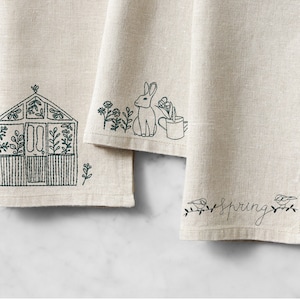 Spring Garden Machine Embroidery Design Set, Easter Floral Meadow ...